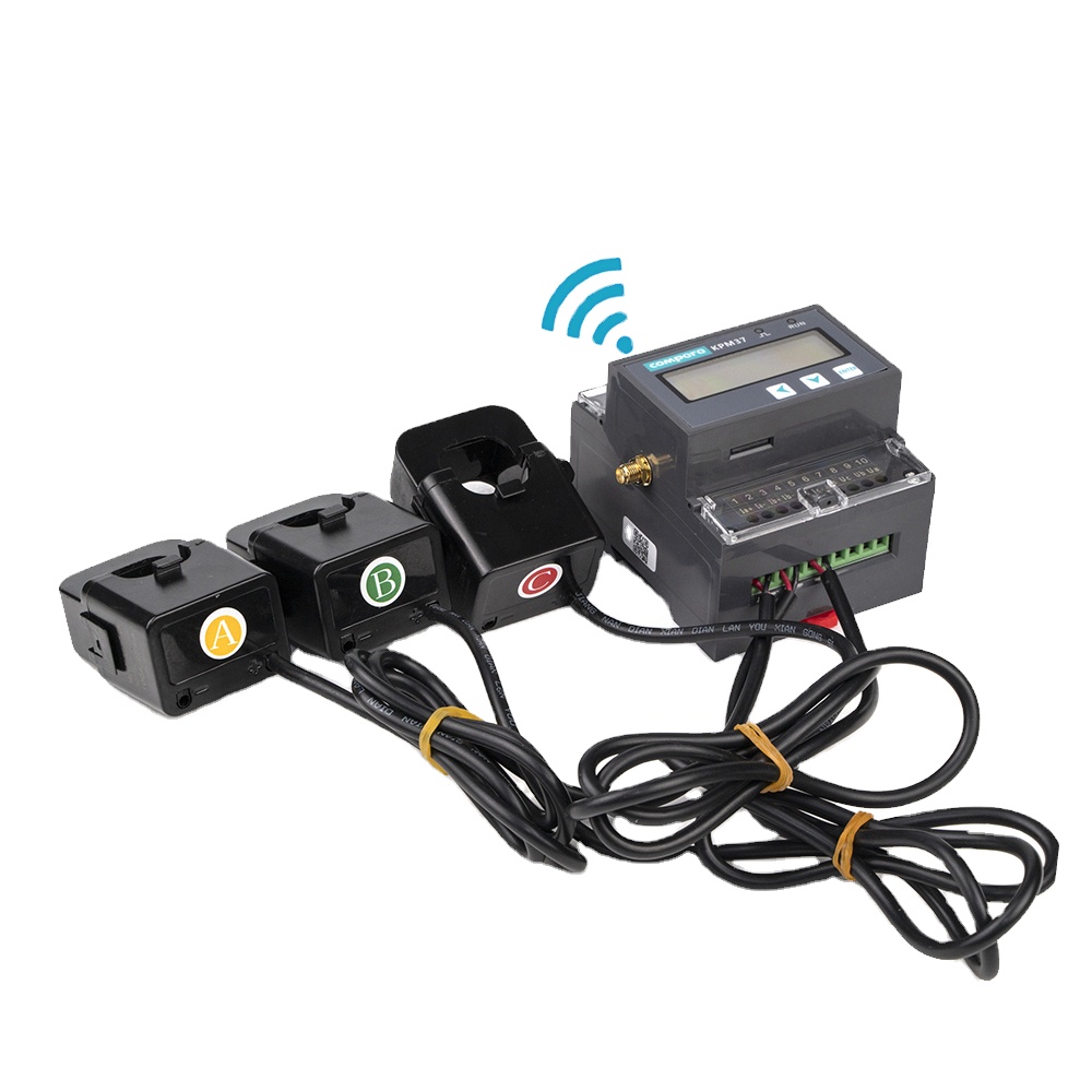 Industrial IOT Energy Monitor WIFI Smart Energy Meter 3 Phase RS485 ...
