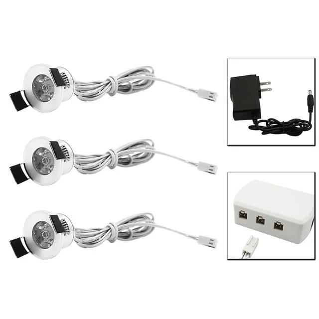 Mini LED Spot Downlights Dimmable Lamp Set Remote Controller Ceiling ...