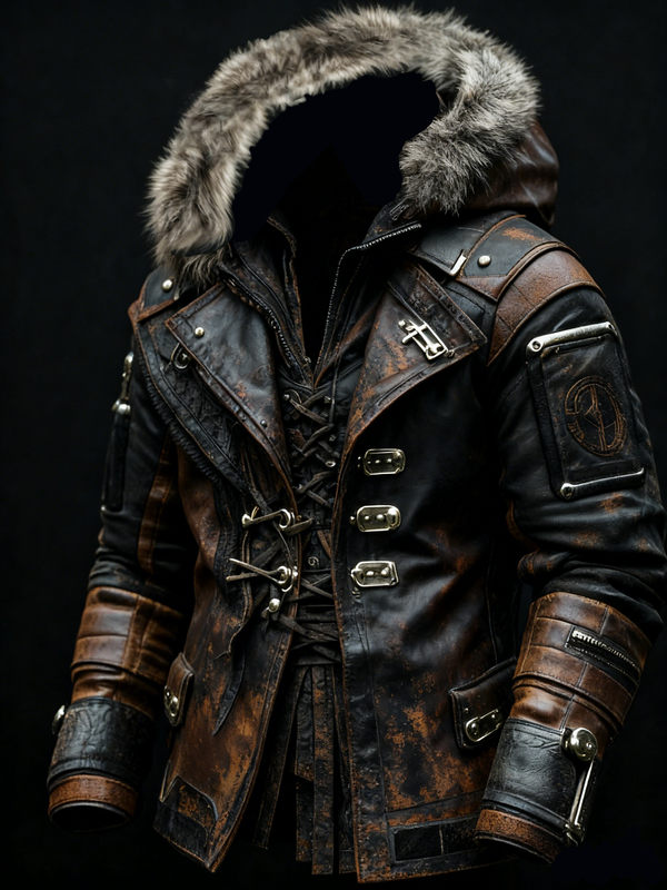 Autumn/Winter Men's Fashionable Design Warm Fur Jacket6858