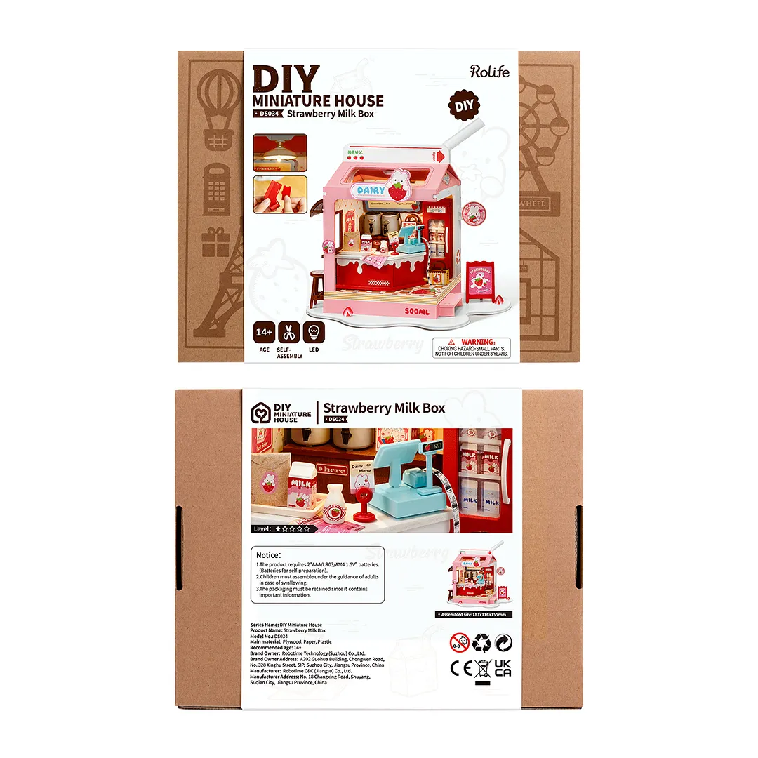 Rolife Food Box Shop DIY miniatuurhuiskit | ROBOTIME