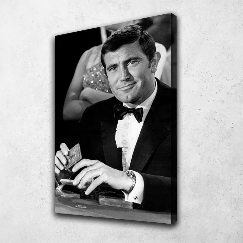 007 James Bond George Lazenby Canvas Wall Art