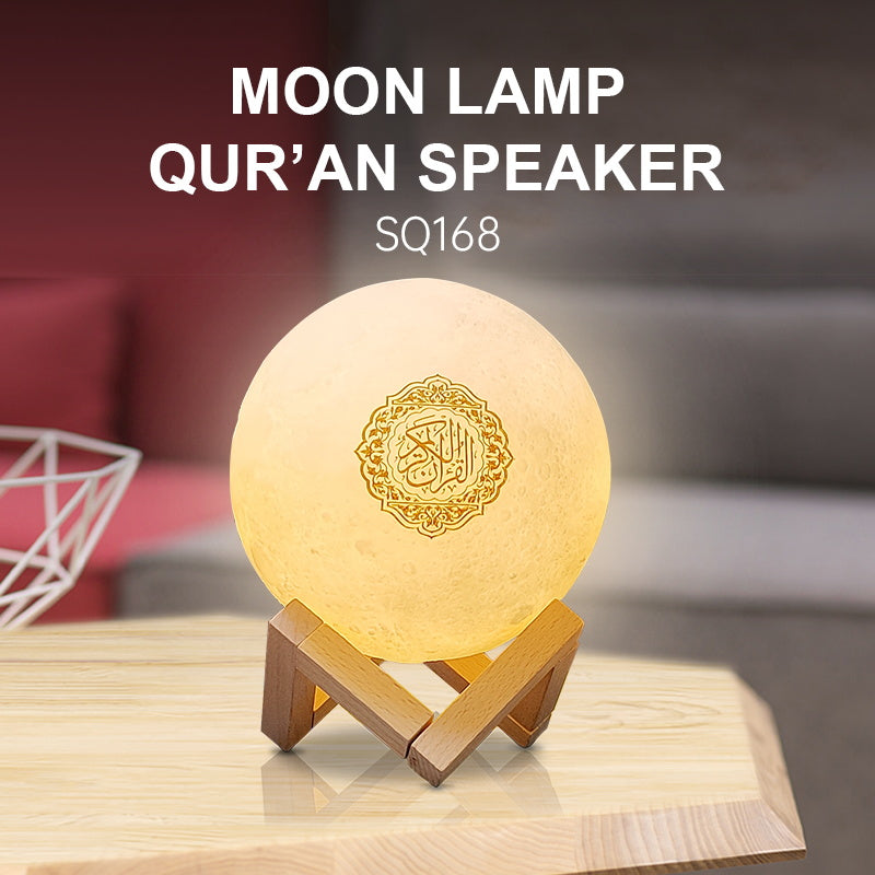 3D Moon Quran Speaker, EQUANTU Bluetooth Quran Speaker APP Remote ...