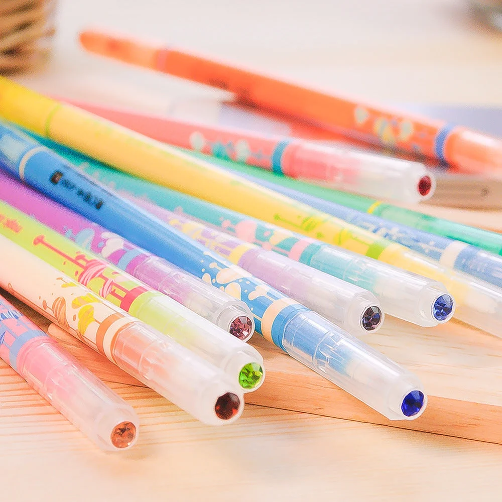 12 Color Magic Color Changing Pen Highlighter