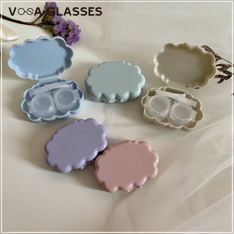 Pocket Portable Mini Contact Lens Case Easy Carry Colored Lenses Pupil ...