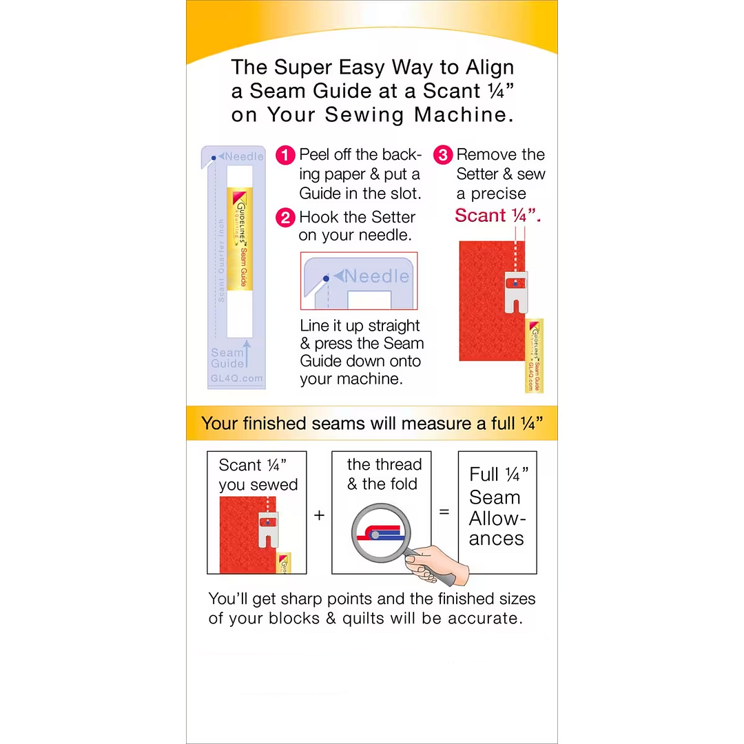 Super Easy Seam Guide Setter with Six Guides