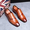 Classic Men's Side Lace-Up Formal Business Oxford Dress Shoes
