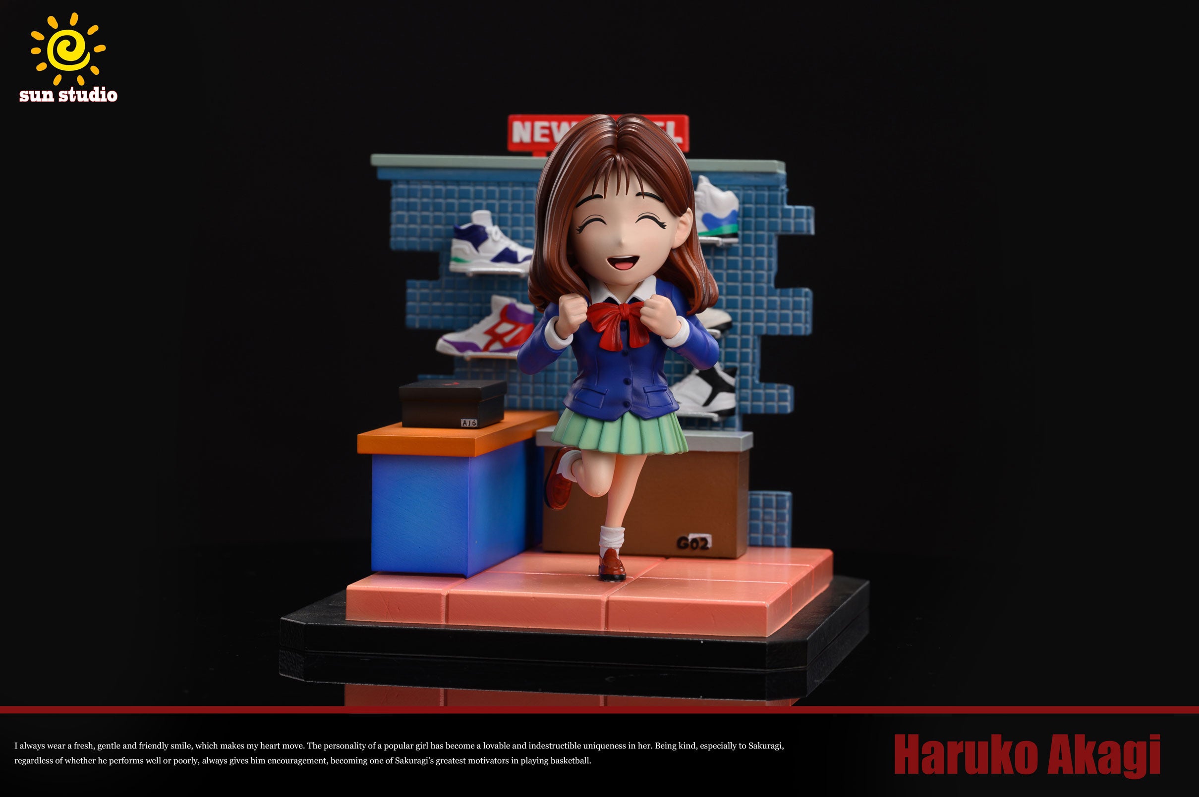 SD Scale Haruko Akagi - SLAM DUNK Resin Statue - sun Studio [Pre-Order]