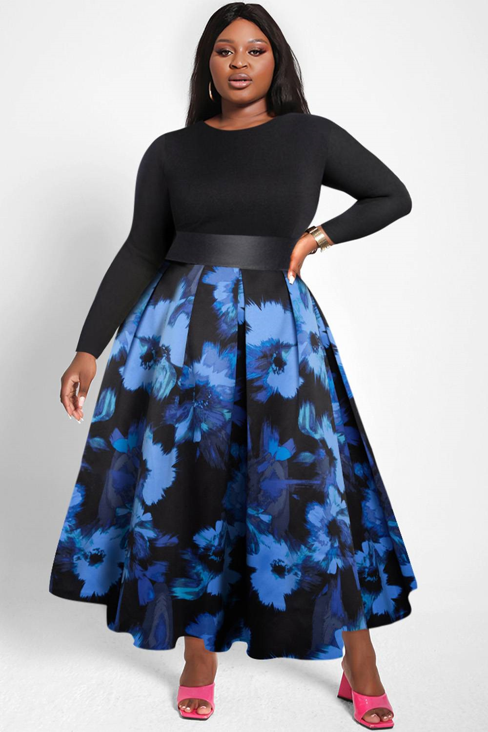 Plus Size Elegant Maxi Dress | Xpluswear
