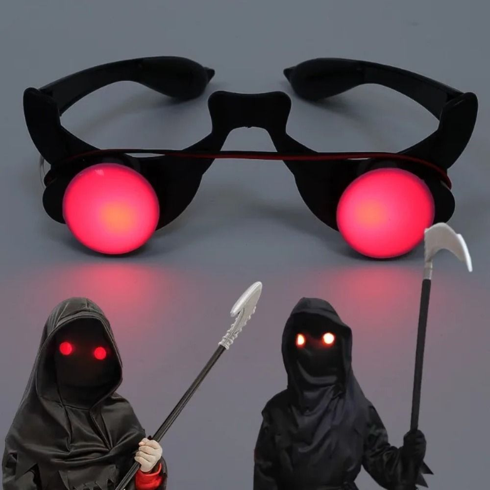 Halloween Red Eye Glasses Prop – Scary Horror Cosplay Costume Accessory ...