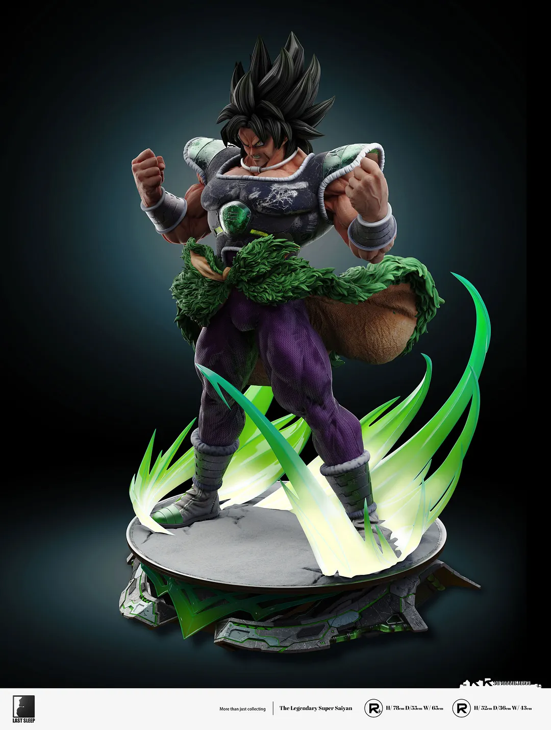 1/6 & 1/4 Scale Broly - Dragon Ball Resin Statue - LAST SLEEP Studios ...