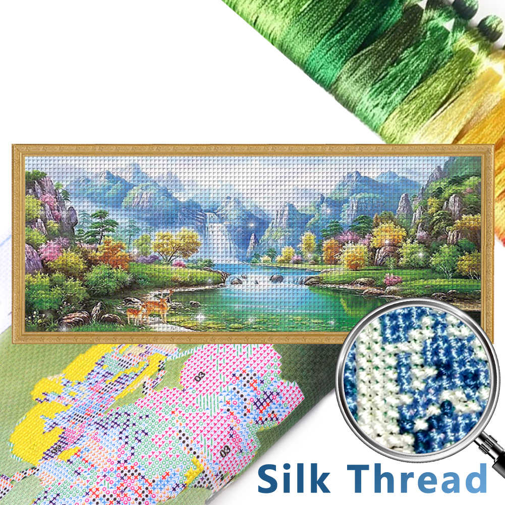 Silk Thread Cross Stitch