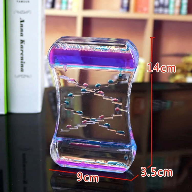Dual Color Liquid Hourglass Timer