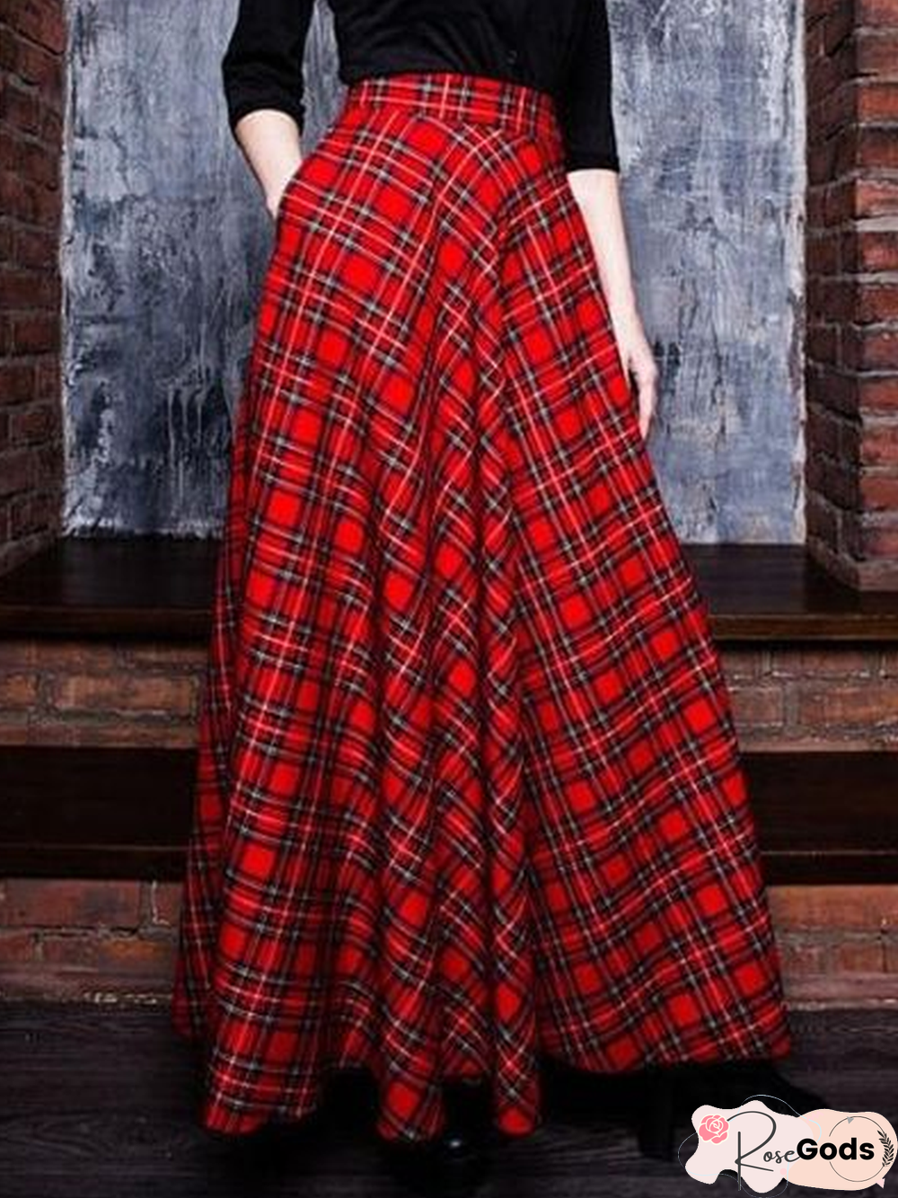 Vintage Checkered/plaid Skirt
