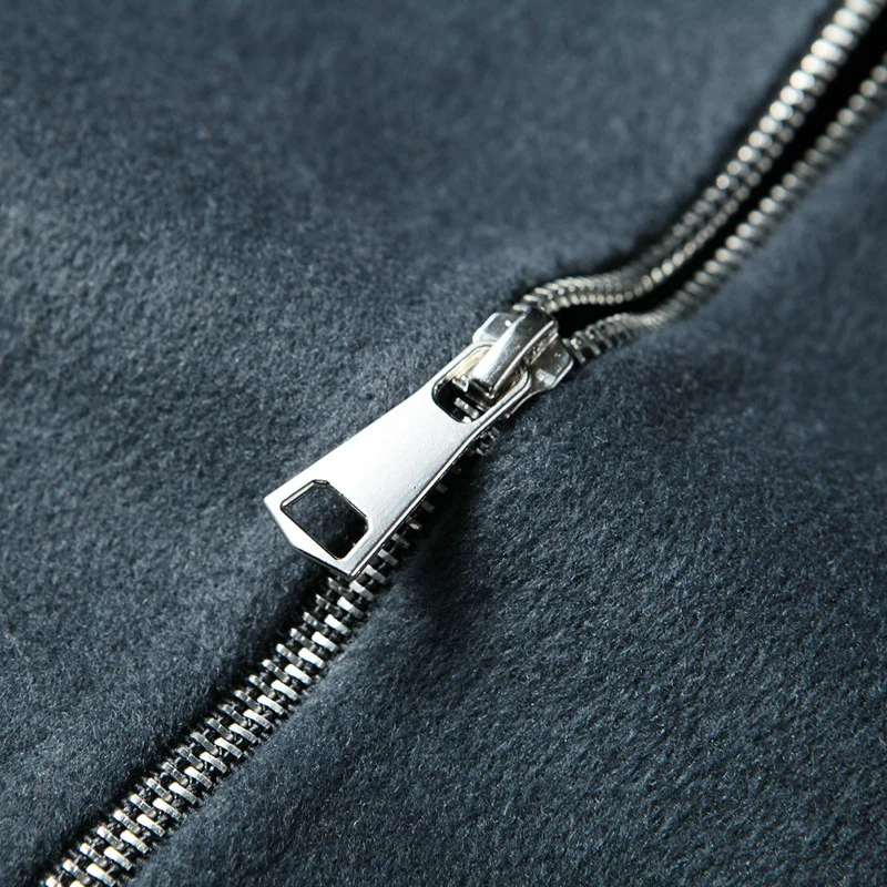 Autumn And Winter Zipper Business Casual Wool Premium Jacket
