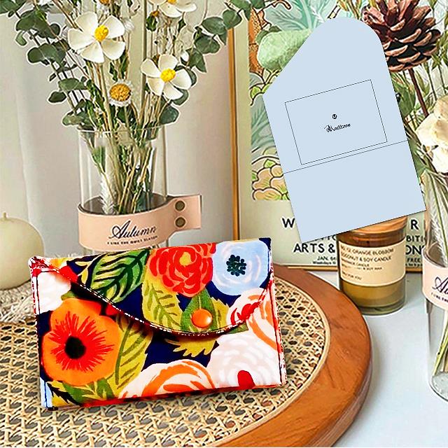 Easy Handmade Double Sided Wallet Template - With Instructions