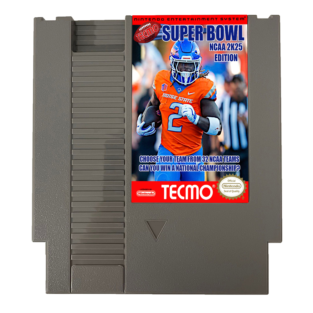 TECMO SUPER BOWL NCAA 2K25 EDITION NES For Nintendo Entertainment ...