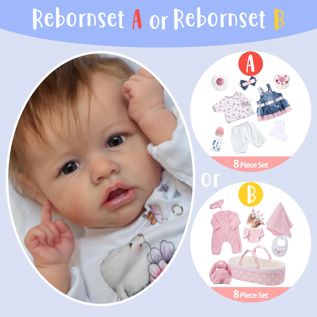 20'' Nina Truly Baby Girl Newborn Doll Toy