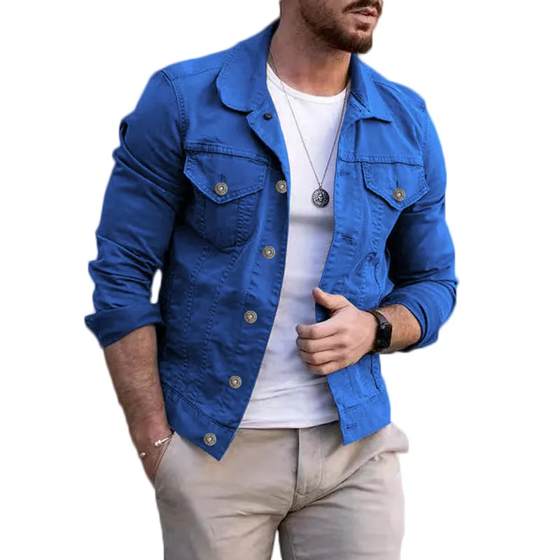 Casual Button Denim Jacket