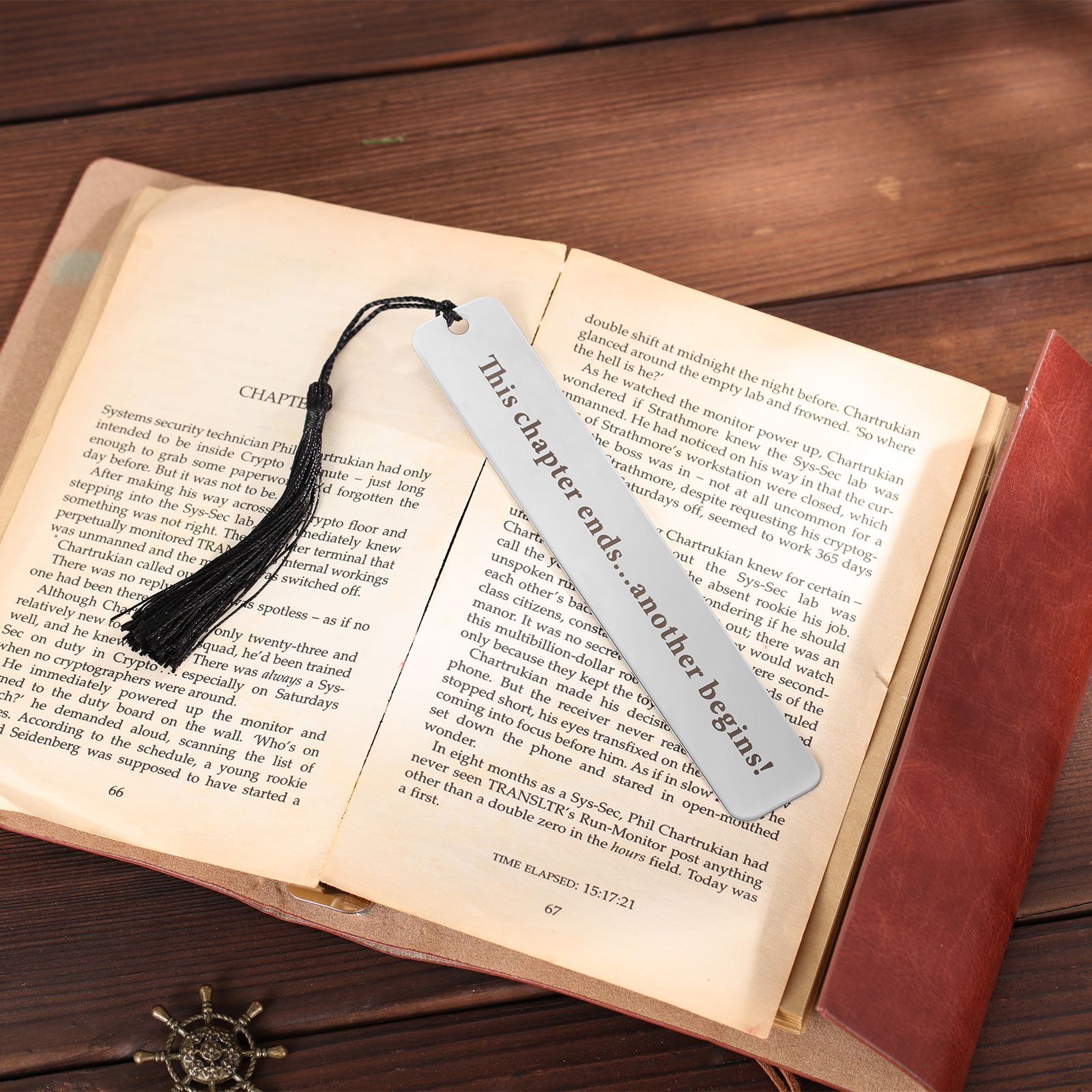 Personalized Bookmark Gift for Kids "This chapter is ends...another begins"