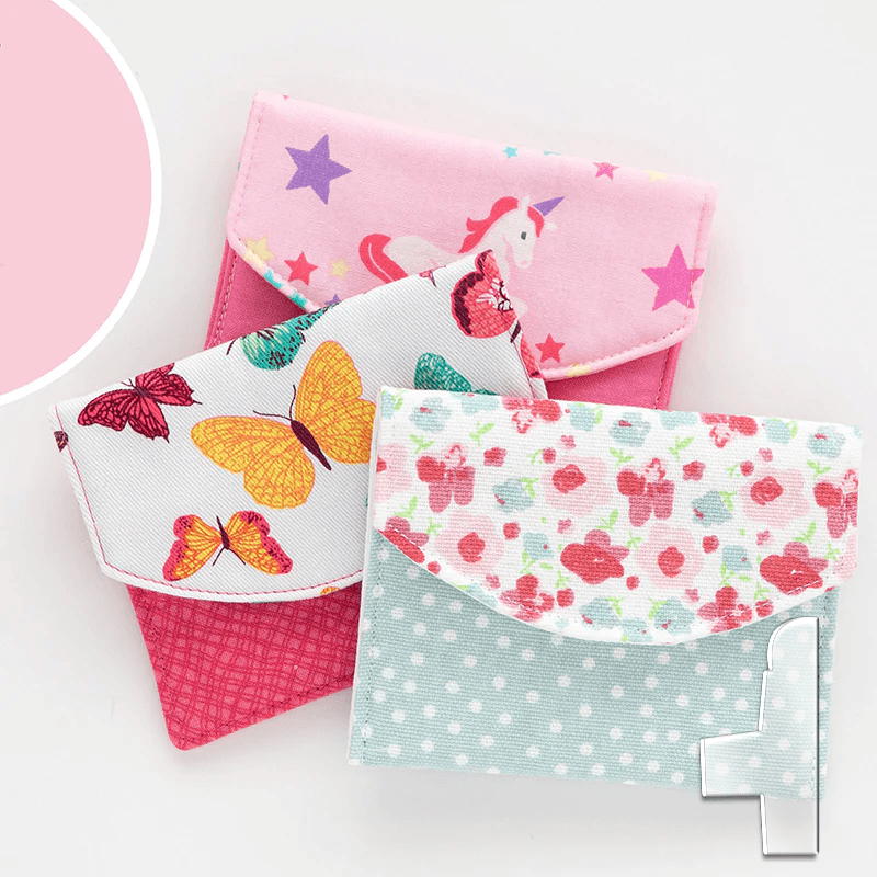 DIY Cute Wallet Template Set-With Instructions