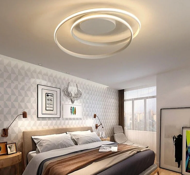 Round Led Ceiling Lights Luminaire Plafonnier For Living Room Kitchen ...