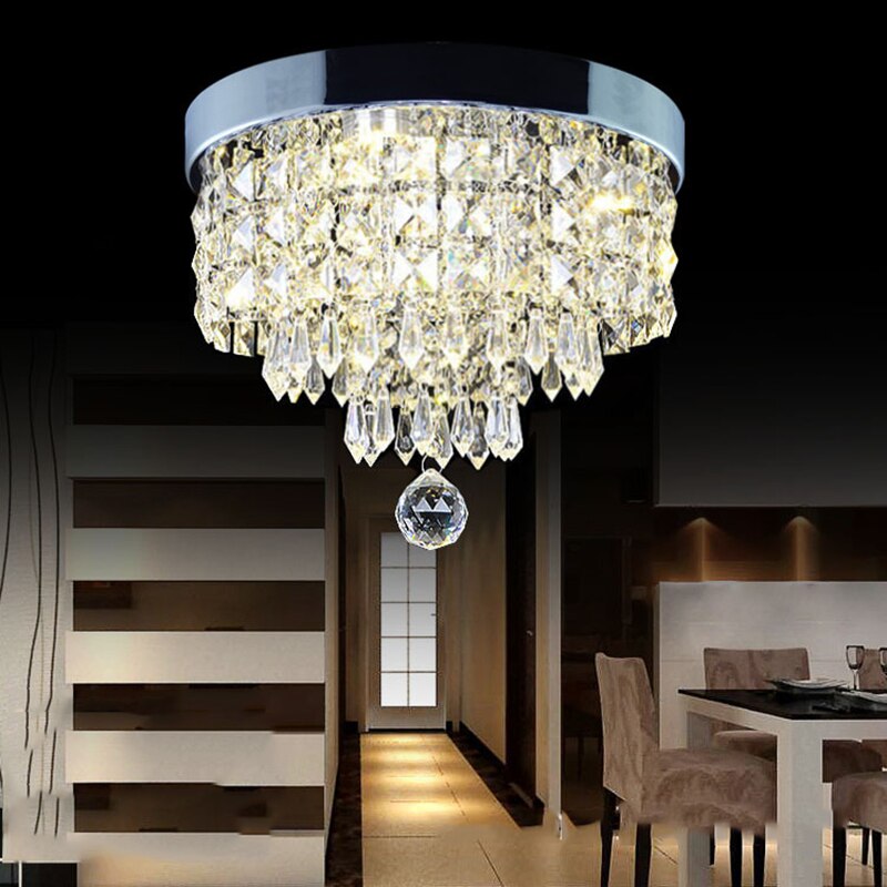 Modern Crystal LED Ceiling light Fixture For Indoor Lamp lamparas de ...