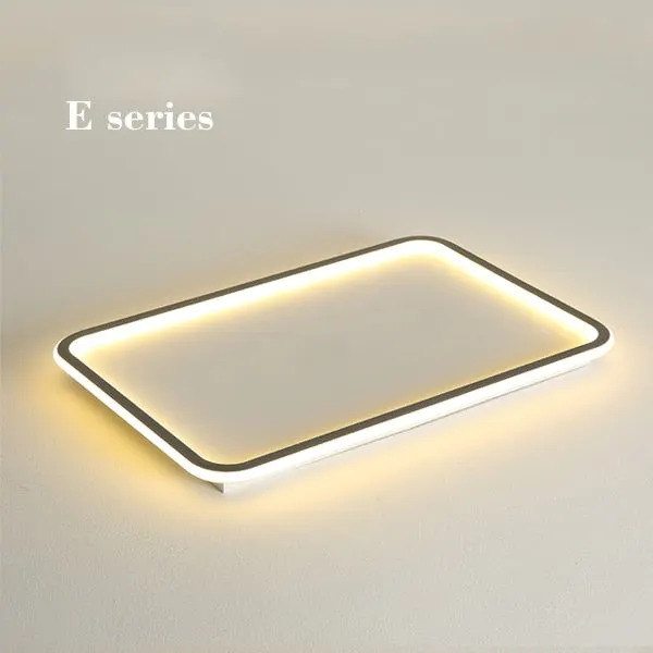 New modern black,white ultra-thin led ceiling light rectangular, round ...