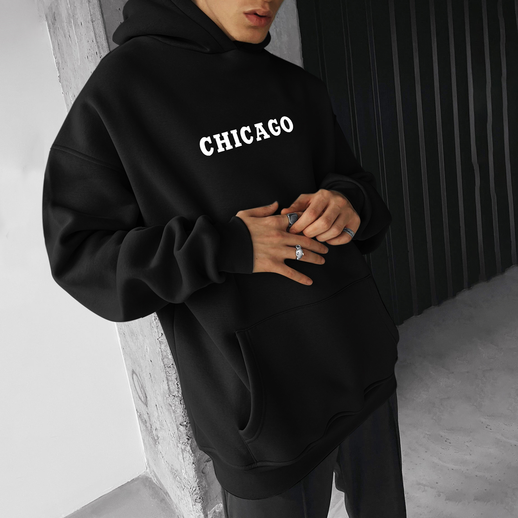 Mstyleclub Oversized Chicago Hoodie 39.99