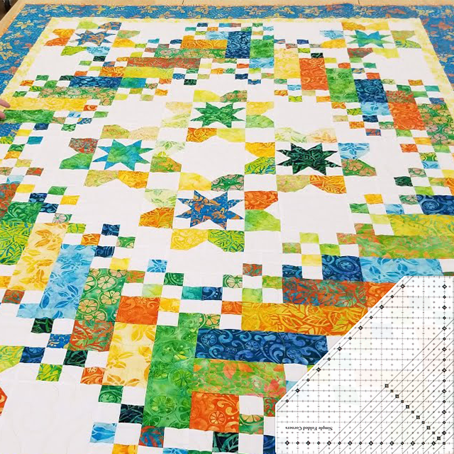 Simple Folded Corner Ruler - With Instructions