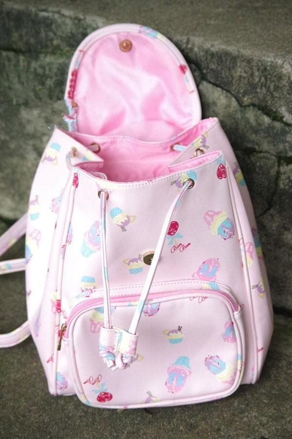 Pink/Blue Ice-cream Printed Backpack SP165506