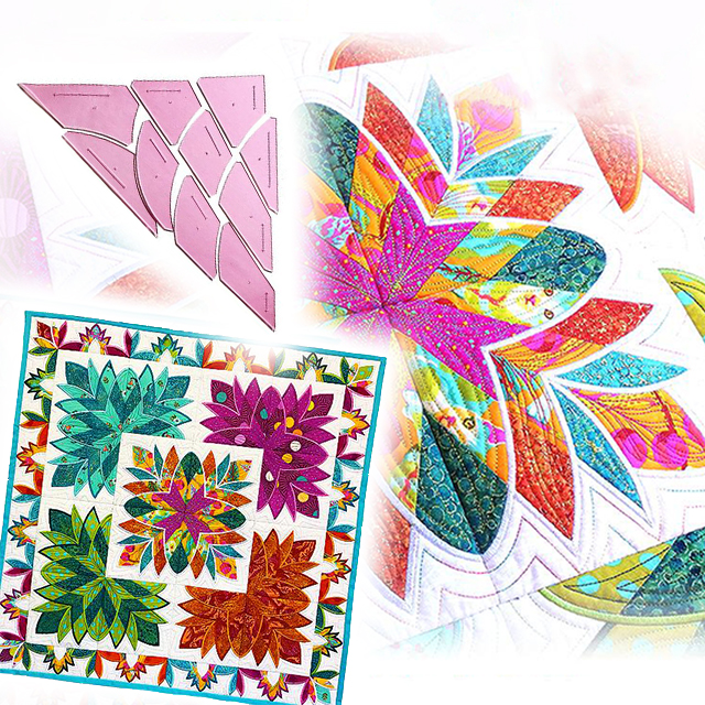 Cleopatra's Fan Patchwork Template Set