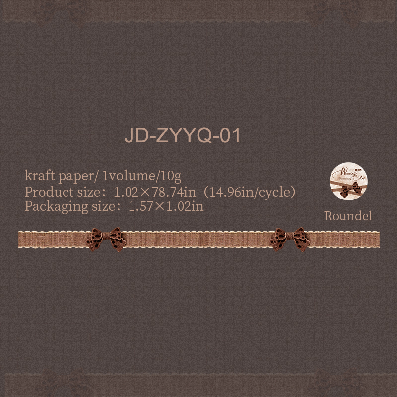 Tape - Weaving Art Series Vintage Lace Bow Tie 1.59