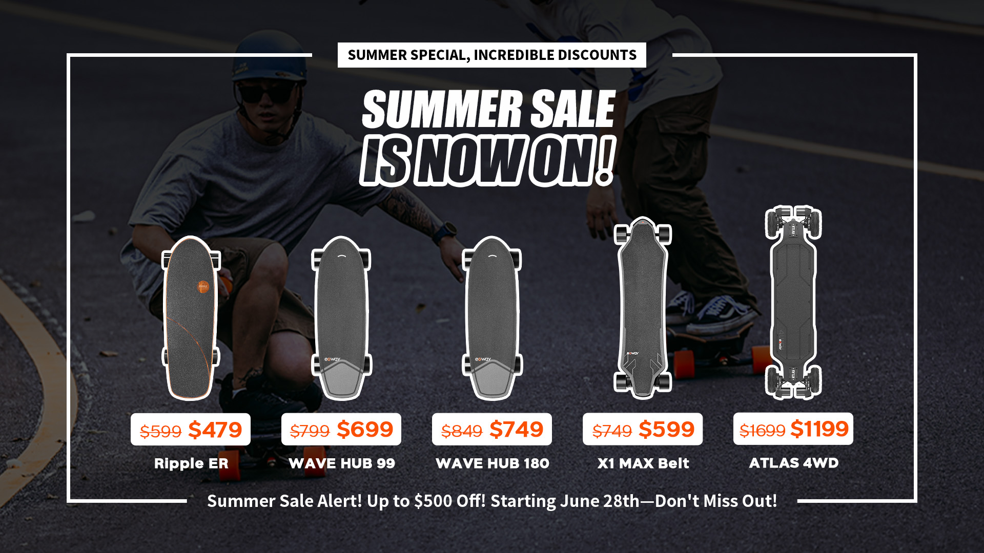 Electric Skateboard For Sale - Smart Electric longboard │ Exway