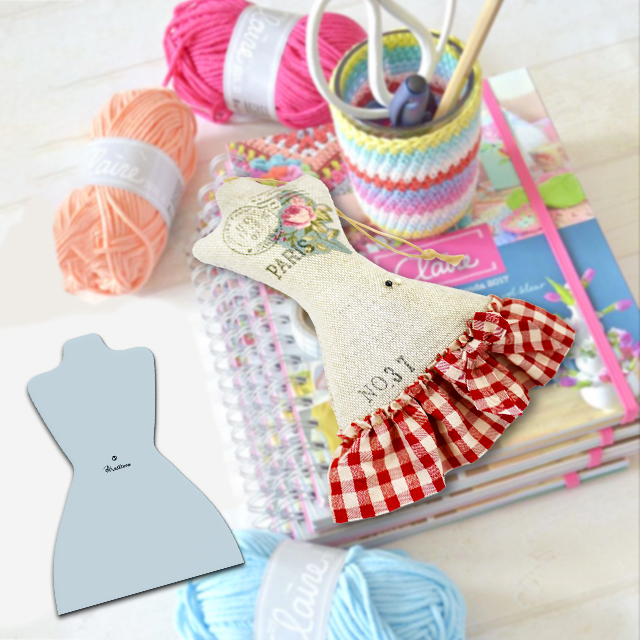 Mannequin Pincushion Sewing Template With Tutorial