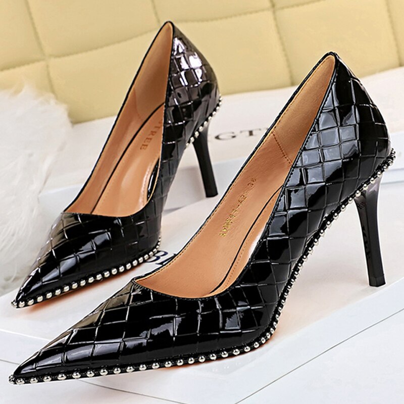 9611-A3European and American Style Versatile Fashion Women's Shoes ...