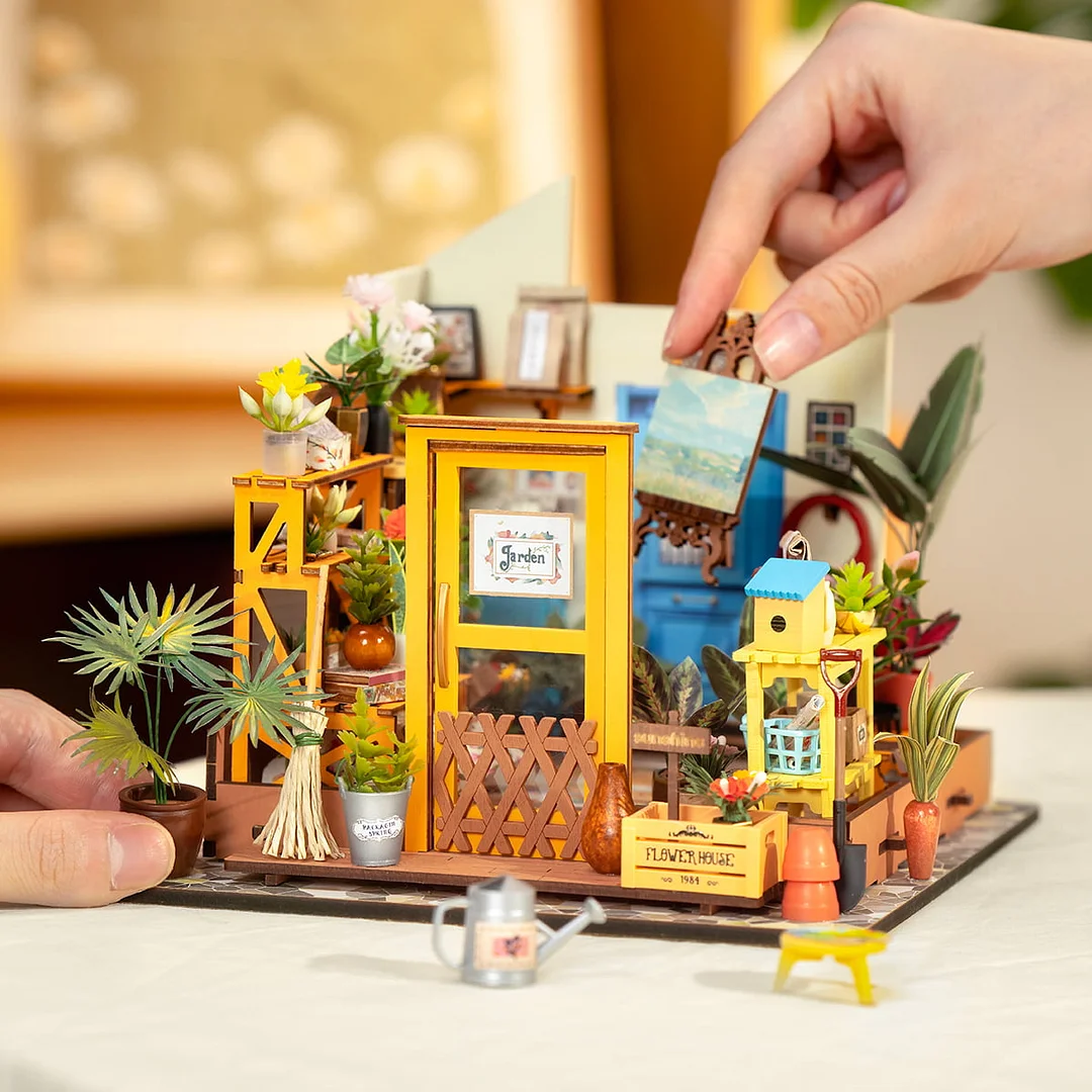 Rolife Cathy's Flower House DIY Miniatuurhuis DG104 | Robotime