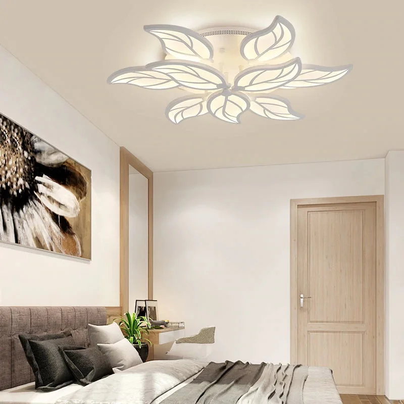 New Style Led Ceiling Light Leaf-shape For Living Room Study Room ...