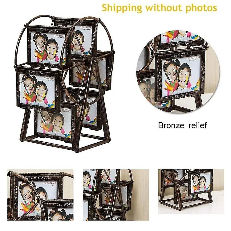 Retro Vintage Rotating Ferris Wheel Picture Frame