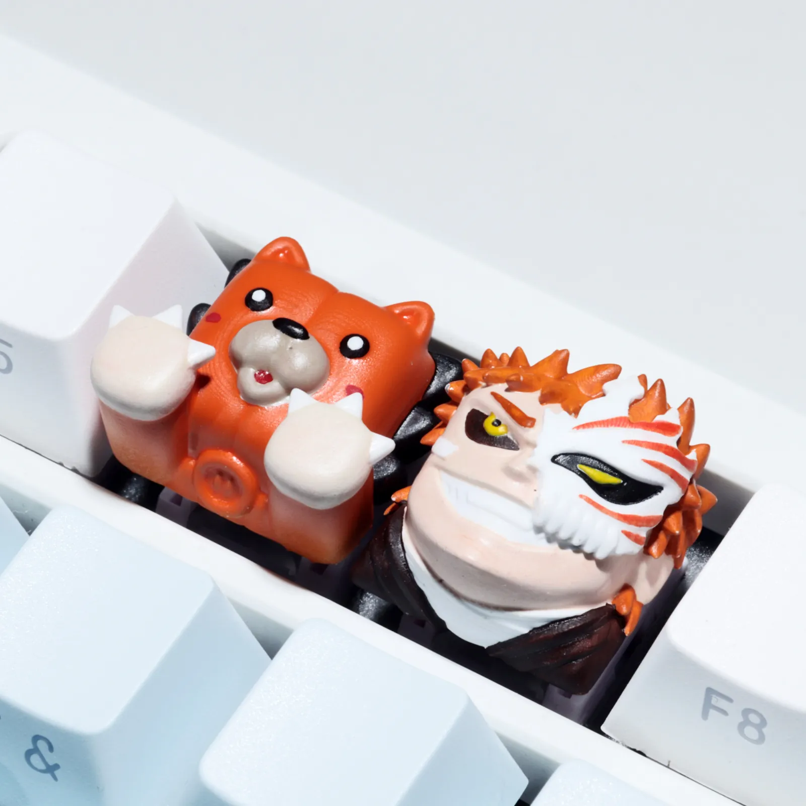 Bleach Ichigo Hollow Mask & Kon Artisan Keycap Axonkit
