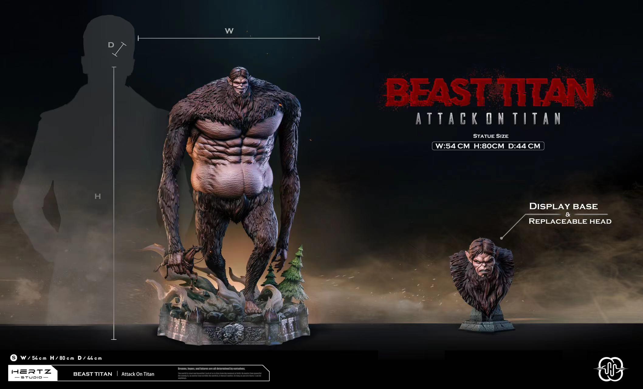 Beast Titan Zeke Yeager - Attack On Titan Resin Statue - Hertz Studio