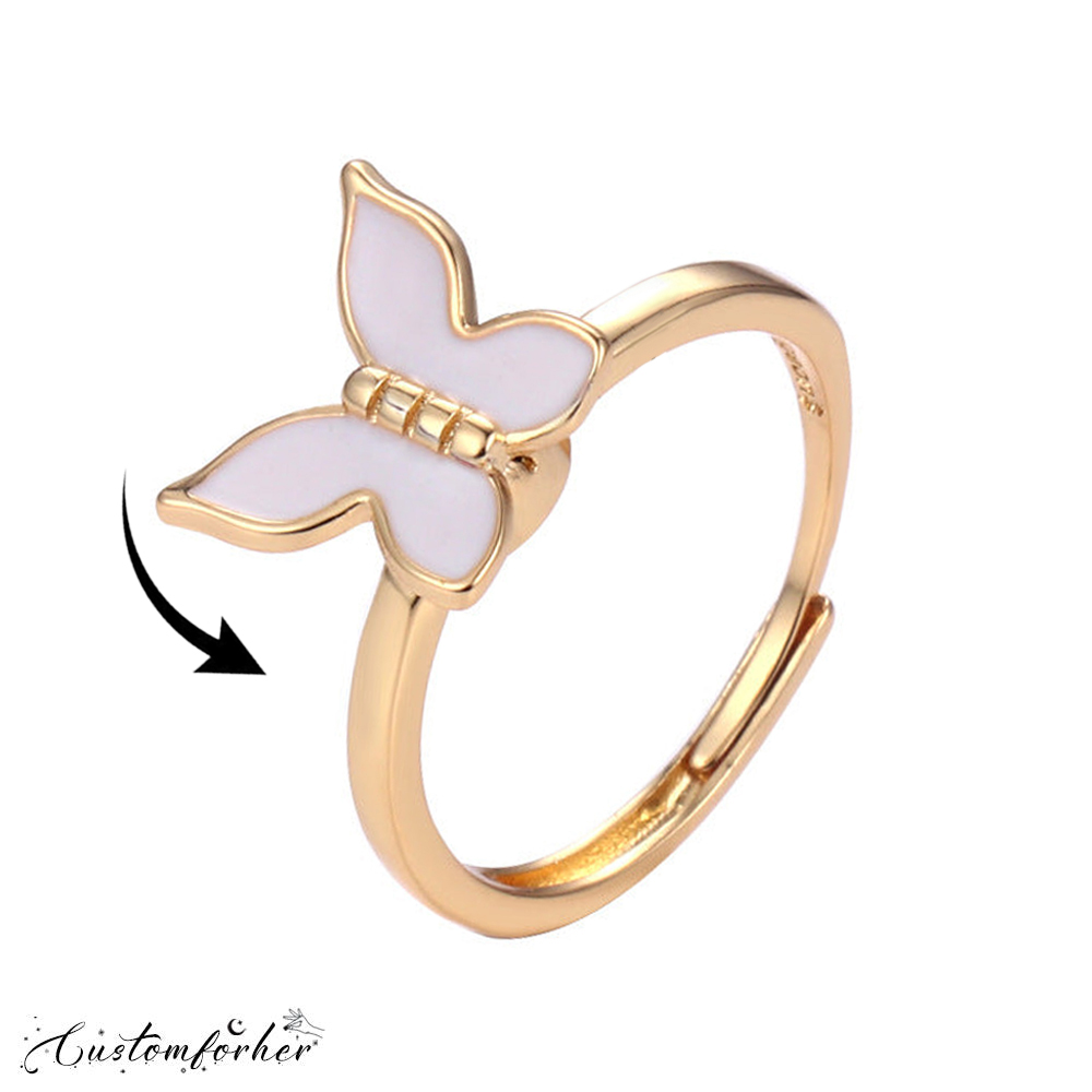 Butterfly Spinning Ring