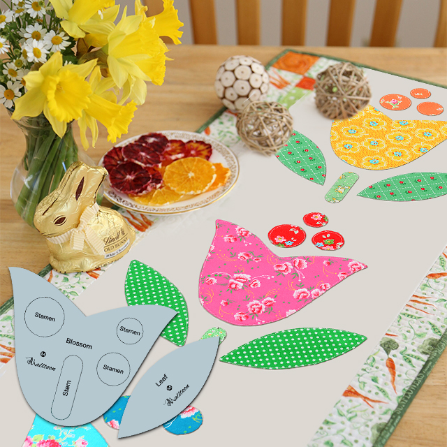 Tulip Times Quilt - Tutorial + Template Included