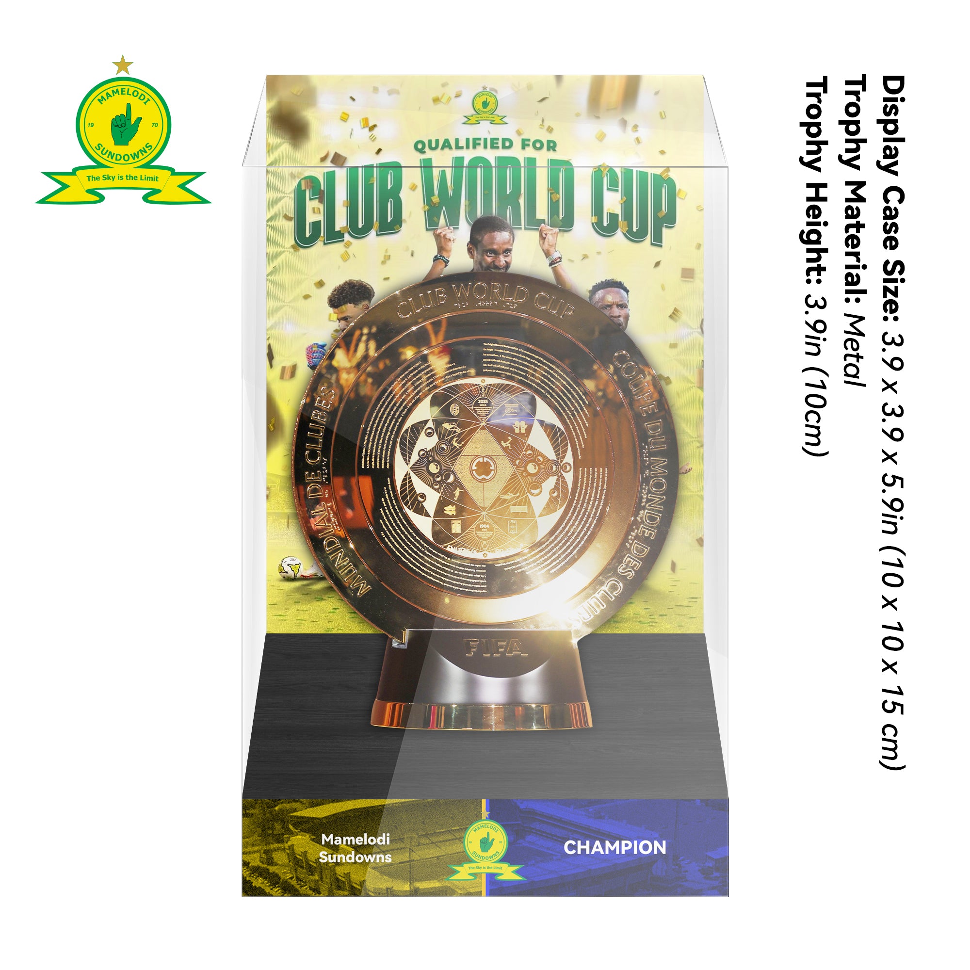 Mamelodi Sundowns 2025 FIFA Club World Cup Trophy Display Case