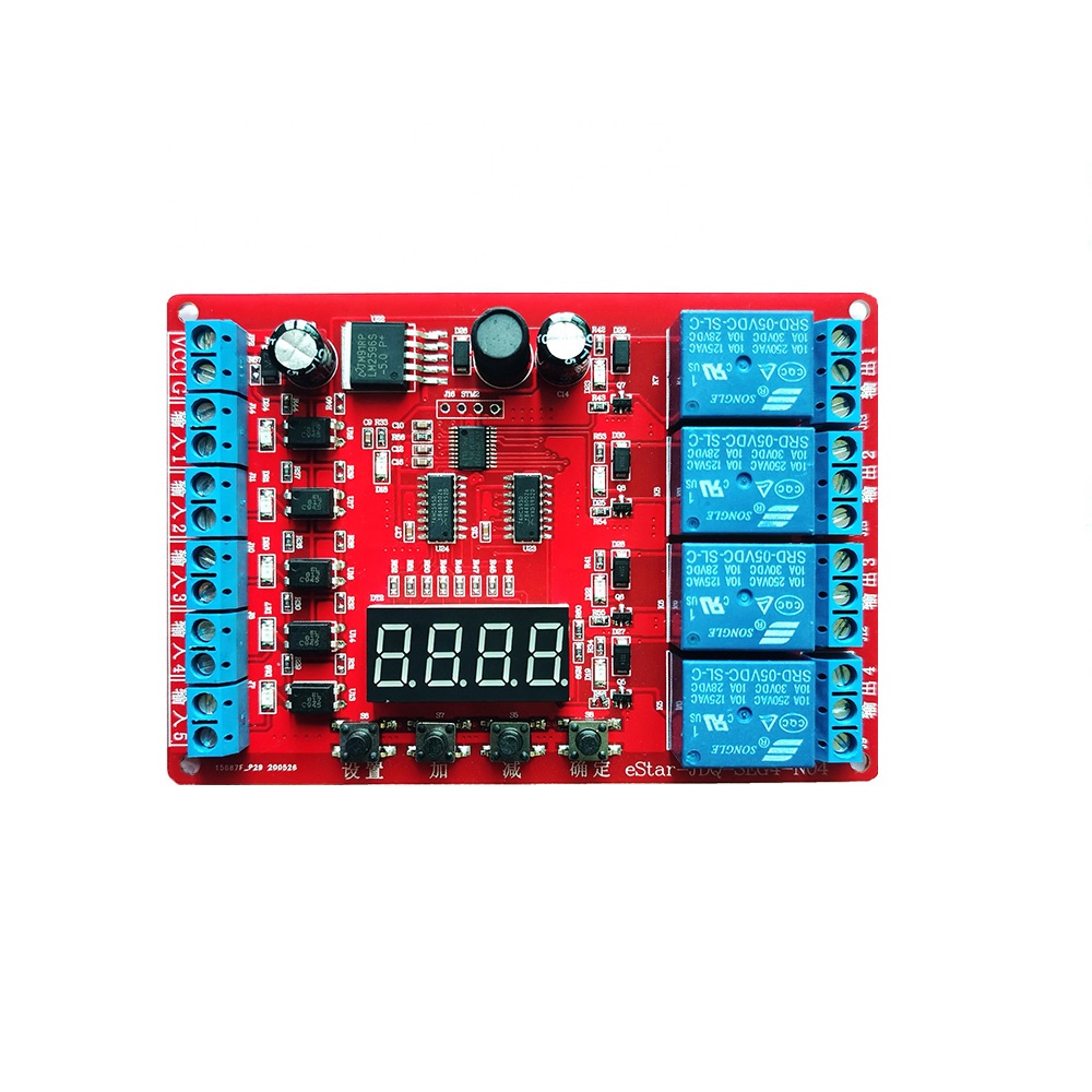 5V 12V 24V 48V 3/6/8 CH Cycle Self-Lock Jog Electric Motor Start Relay ...