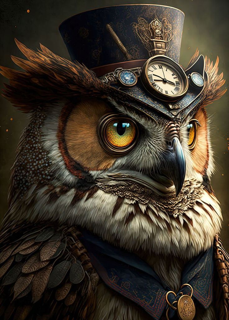 DIY Painting By Numbers | Mechanic Owl - 40*50cm