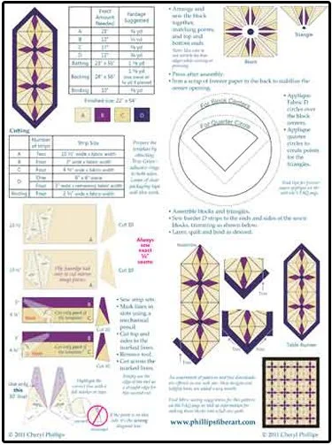 Art Ruler Squedge 22.5° Template-- With Instructions