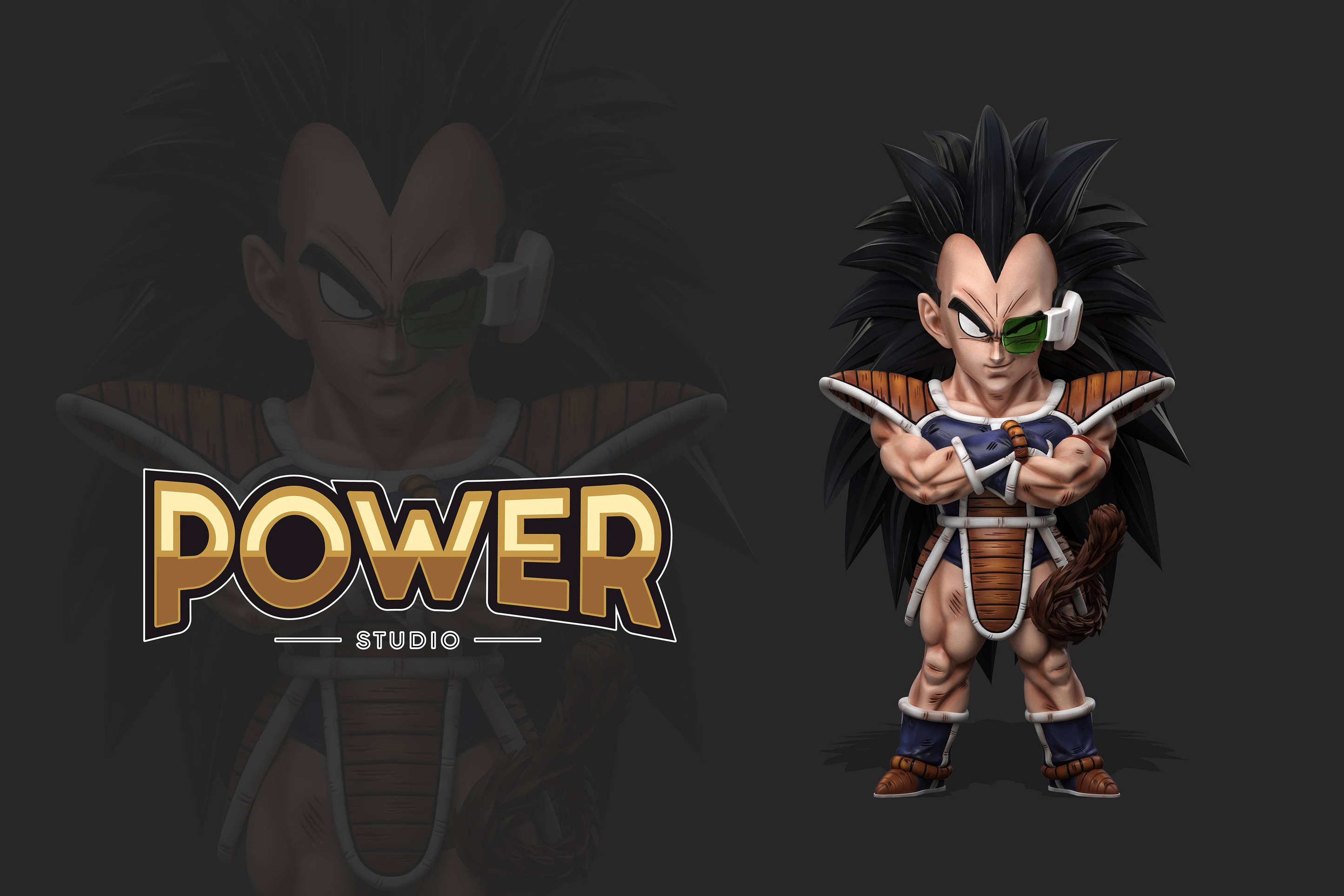 WCF Scale Saiyan Series Raditz - Dragon Ball Statue - Power Studio