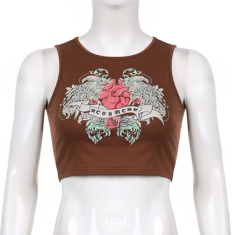 VINTAGE ROSE TANK TOP