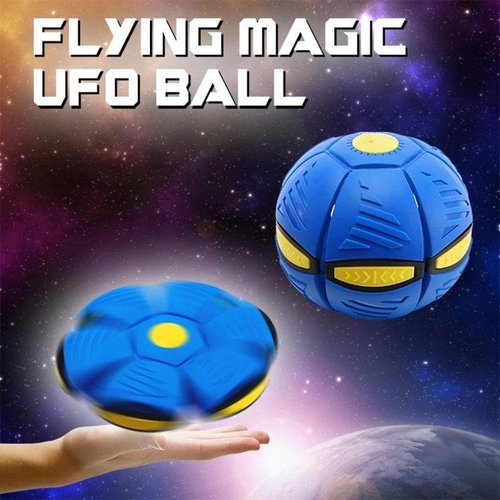 Portable Creative Magic Light Flying Saucer UFO Ball For Kids