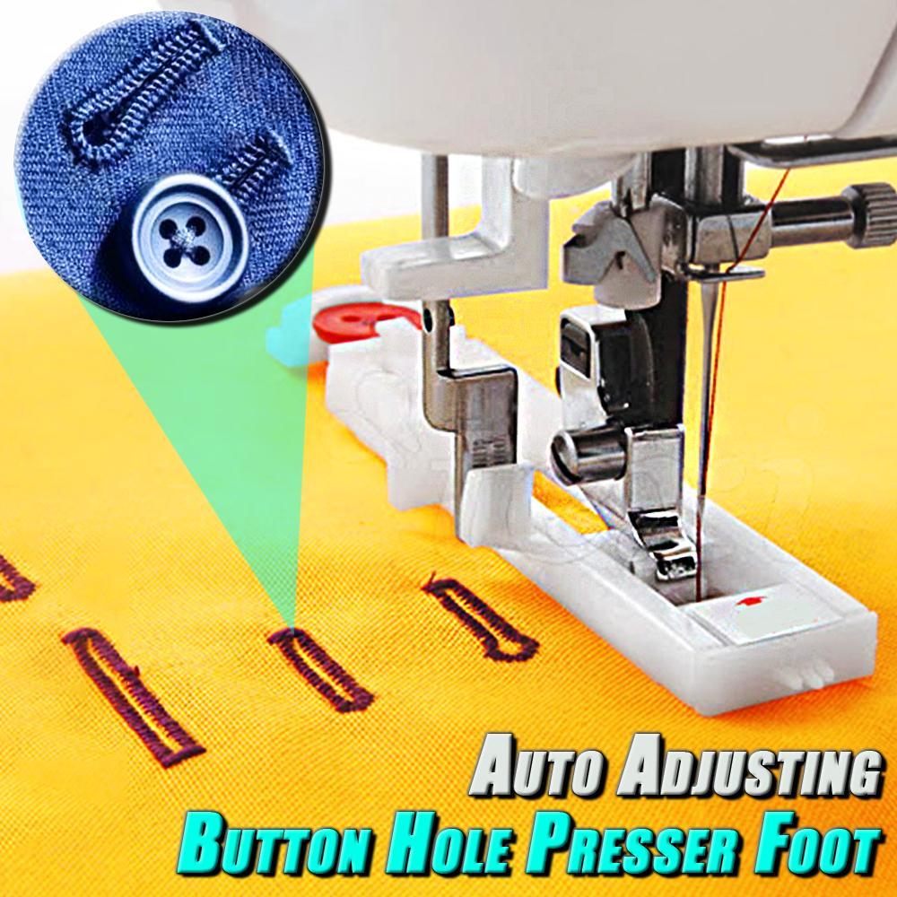AUTO ADJUSTING BUTTONHOLE PRESSER FOOT